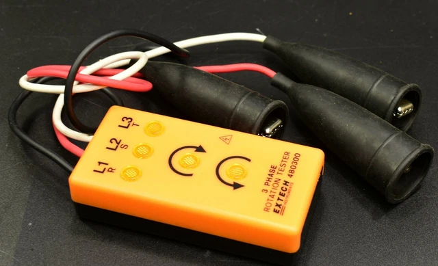 EXTECH INSTRUMENTS 3 Phase Rotation Tester Model 480300 ***NEW** $59.99 ...