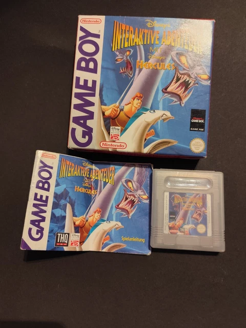 DISNEYS INTERAKTIVE ABENTEUER mit Disneys Hercules Nintendo Game Boy ...