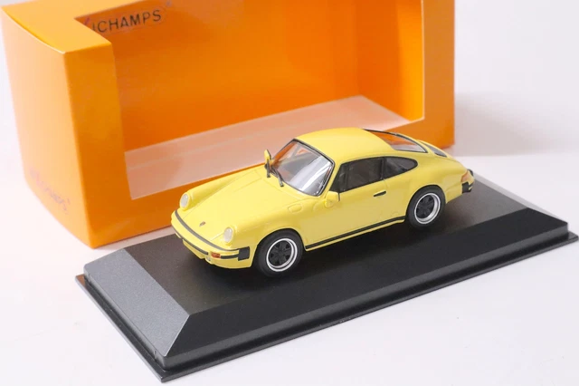 1:43 MINICHAMPS PORSCHE 911 Sc Coupé 1979 Yellow EUR 43,11 - PicClick FR