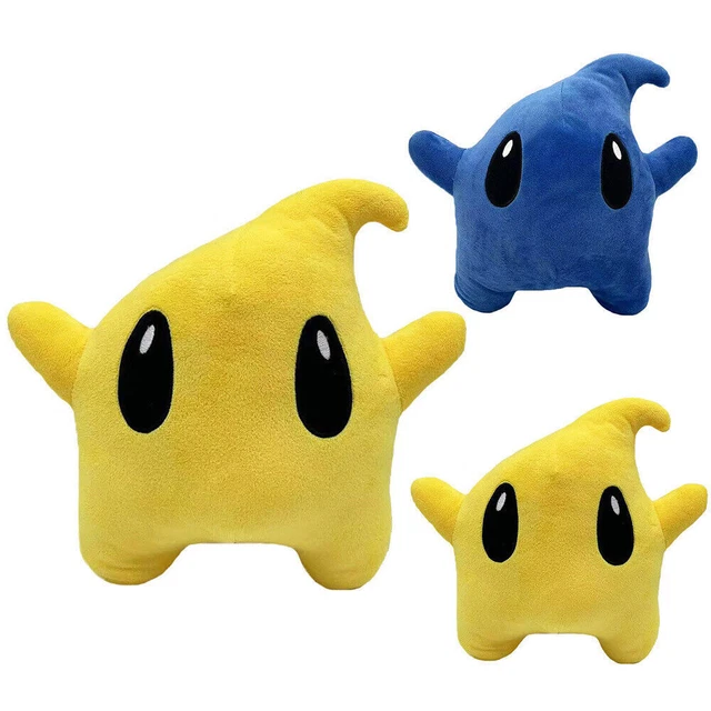 SUPER MARIO BROS All Star Collection Luma Star Stuffed Plush Throw Toy ...