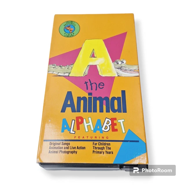 RARE 1990 TOYS R Us Animal Alphabet VHS Geoffrey Giraffe Video Library ...