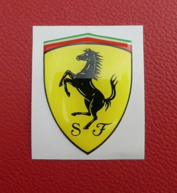 ORIGINAL FERRARI SF coat of arms emblem logo badge 3D gel sticker ...