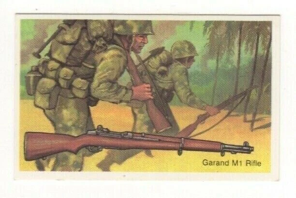 1982 FIREARM CARD. Garand M1 Rifle, USA Army £2.99 - PicClick UK