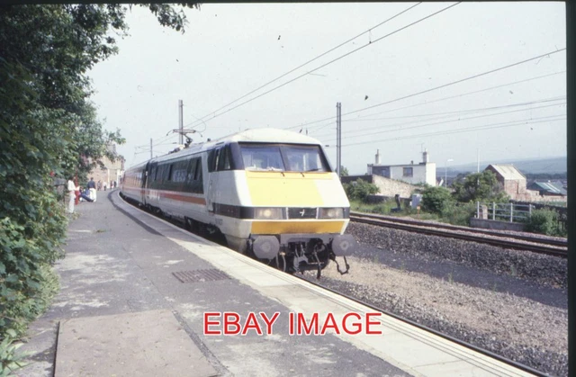 ORIGINAL 35MM SLIDE CLASS 91 LOCO NO 91007 IAN ALLAN AT DUNBAR STATION ...