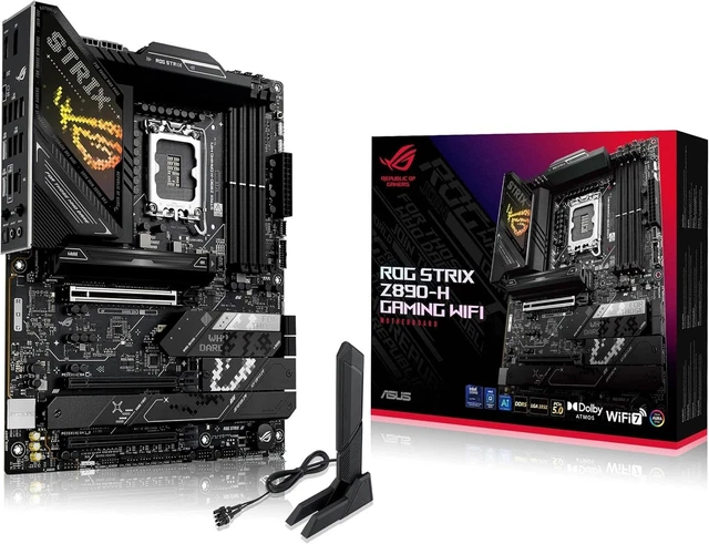 ASUS ROG STRIX Z890-H GAMING WIFI SRO DDR5 Motherboard Se7en £412.99 ...