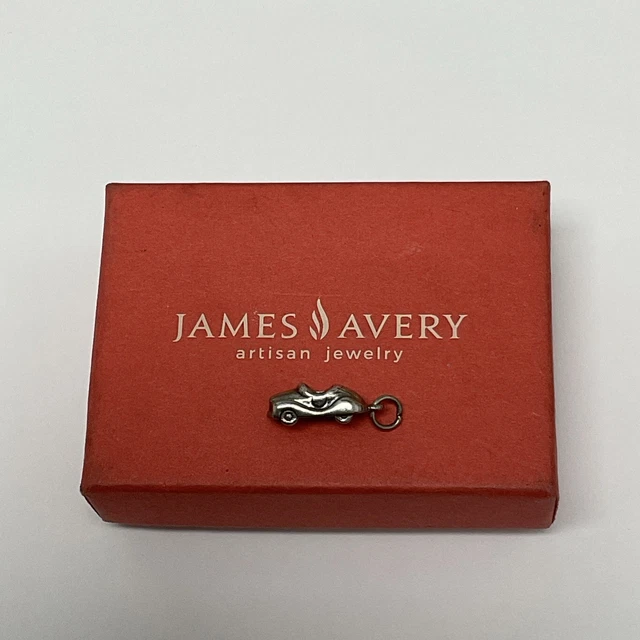 RARE RETIRED JAMES Avery Sterling Silver Convertible Roadster Car Charm ...