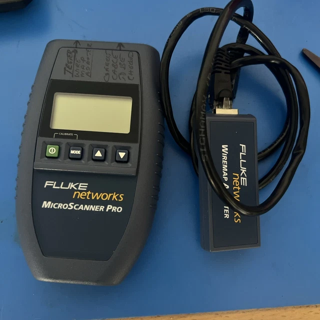 FLUKE NETWORKS MICROSCANNER Pro Cable Tester / Main Unit Only (Tested ...