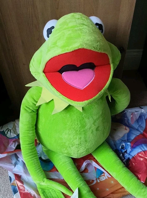 GIANT KERMIT THE Frog Disney Store Exclusive Plush Soft Toy/Tag Muppet ...