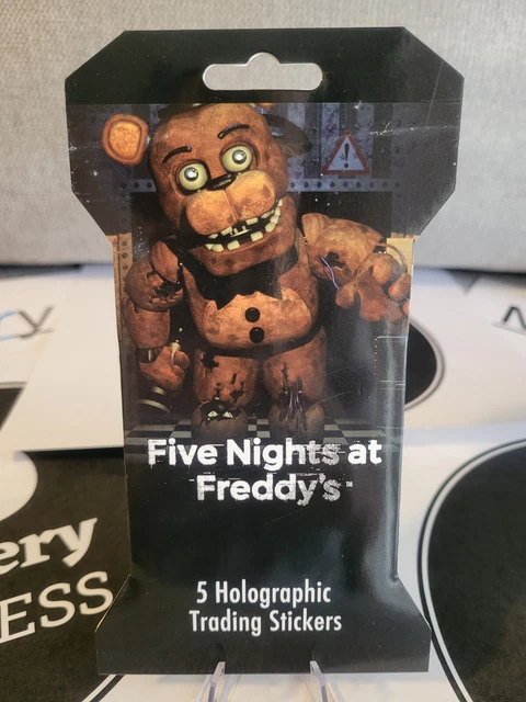 FIVE NIGHTS AT Freddy's FNAF Holographic Trading Stickers Blister Pack ...
