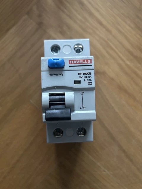 HAVELLS DP RCCB RCD 63 A Amp 30mA 2 Pole £36.99 - PicClick UK