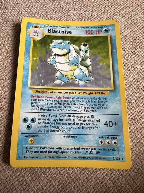 POKÉMON TCG BLASTOISE Celebrations: Classic Collection 2/102 HoloRare £ ...
