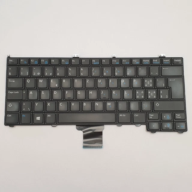 DELL LATITUDE E7240 Keyboard Swiss Keyboard QWERTZ Switzerland £17.82 ...