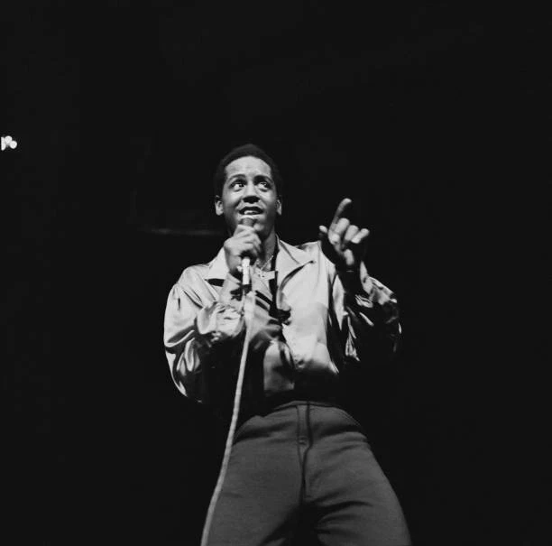 WEST INDIAN SINGER Emile Ford performs live on stage at the Ro- 1960s ...
