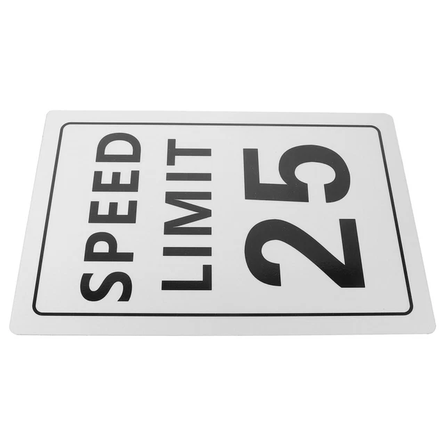 ROAD SIGN SPEED Limited Safety Sign Traffic Warming Symbol Sign ...