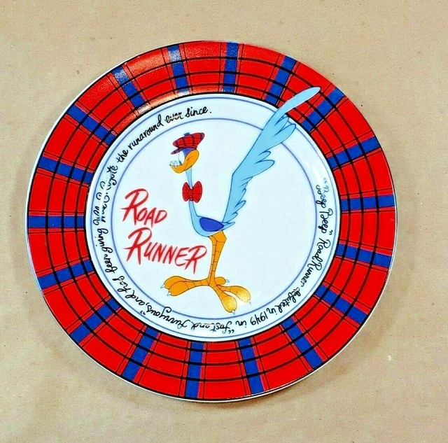 VINTAGE 1992 ROAD Runner Warner Bros Studio Store 8 Zoll Keramikplatte ...
