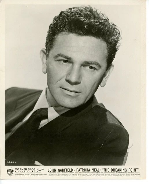 VINTAGE 8X10 FOTO Actor John Garfield en El Breaking Point (1950 ...