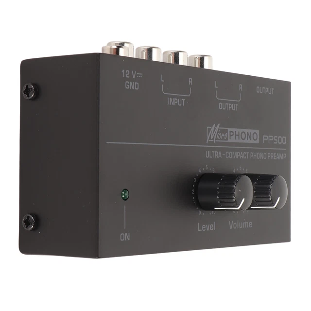 PHONO TURNTABLE PREAMP Independent Volume Control Phono Preamplifier ...
