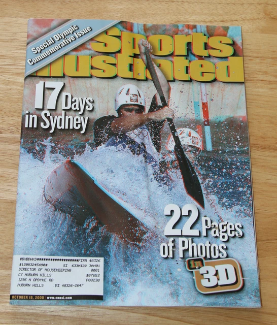SPORTS ILLUSTRATED SPECIAL Commemorative Olympic Issue in 3D, October ...