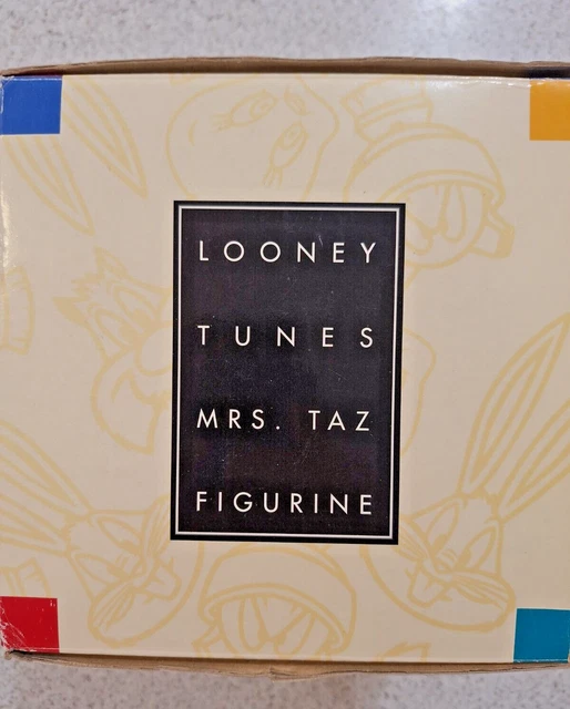 MRS TAZ TASMANIAN Devil Figurine Warner Bros. Studio Store Looney Tunes ...
