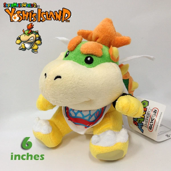BOWSER JR. SUPER Mario Bros Koopa Jr Plush Toy Stuffed Animal Soft ...