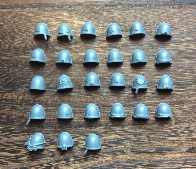 WARHAMMER 40K SPACE Marine Firstborn MK7 Shoulder Pads £9.99 - PicClick UK