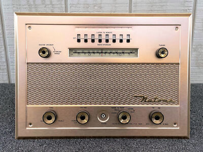 VINTAGE NUTONE AM/FM Radio Intercom Master System Model 2016 Tube Amp ...