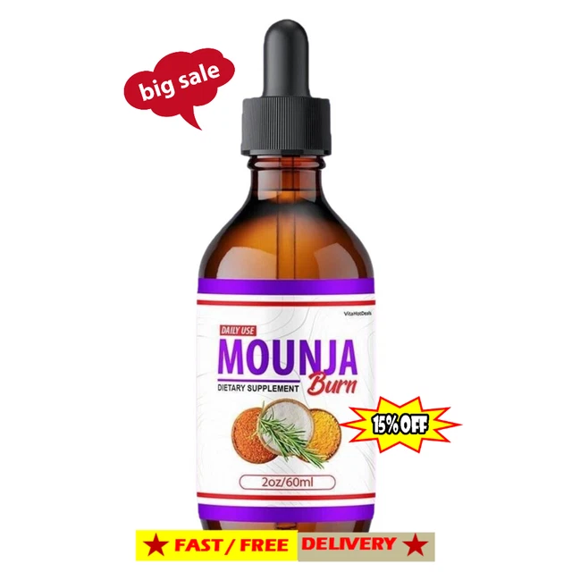 MOUNJABURN DROPS WEIGHT Loss Drops, Mounja-Burn Natural Liquid ...