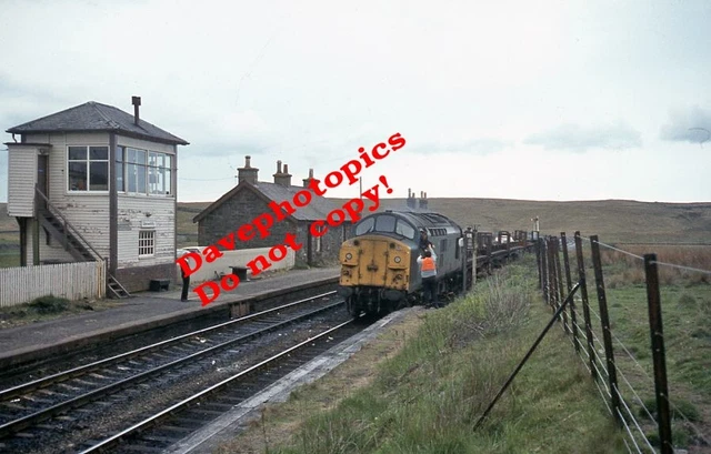 ORIGINAL 35MM Slide Railway Diesel /Steam- 37030 Stranraer to Falkland ...
