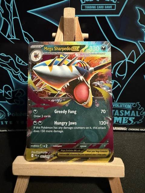 MEGA SHARPEDO EX 061/094 Phantasmal Flames Pokemon TCG £2.24 - PicClick UK