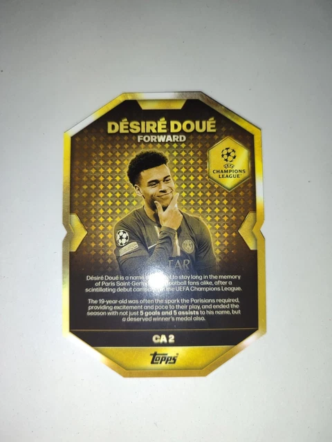 TOPPS MATCH ATTAX 2025/26 25/26 2026 Chrome Award Winner Shield Désiré ...