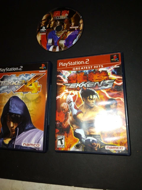 TEKKEN 2 PS1, Tekken 4 & Tekken 5 PS2 Sony PlayStation 2 Lot Of 3 Games ...