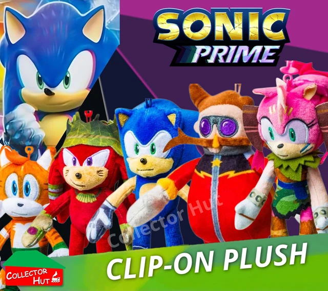 SONIC PRIME CLIP On Plush 15cm Keyring LICENSED CHOOSE A CHARACTER £7. ...