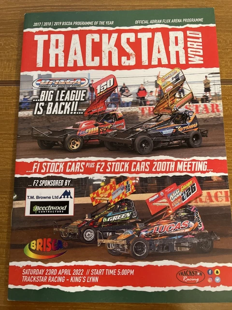 STOCK CAR RACING programme F1 Kings Lynn 23-4-2022 £3.00 - PicClick UK