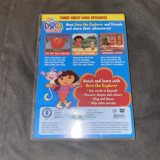 DORA THE EXPLORER Dvd Collection 1 the Big Red Chicken lost and found ...
