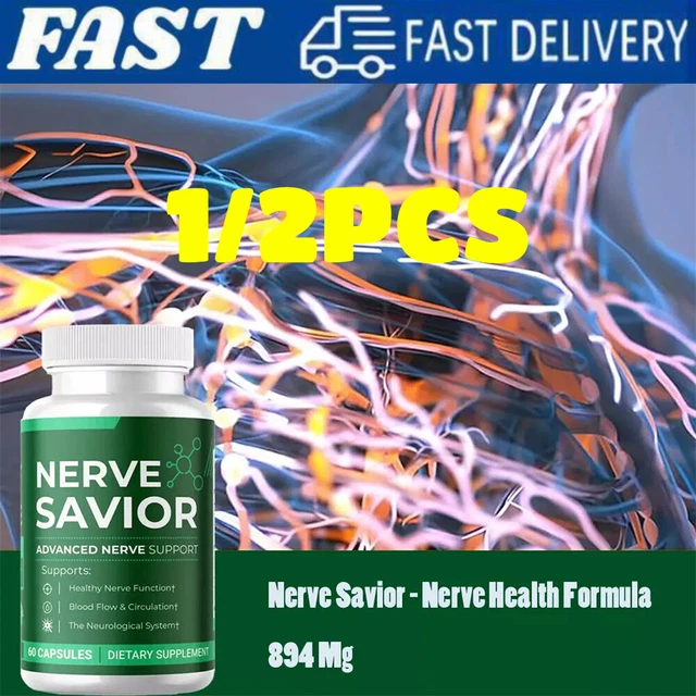 1/2PC NERVE SAVIOR Advanced Nerve Support Formula - Neuropathy Pain ...