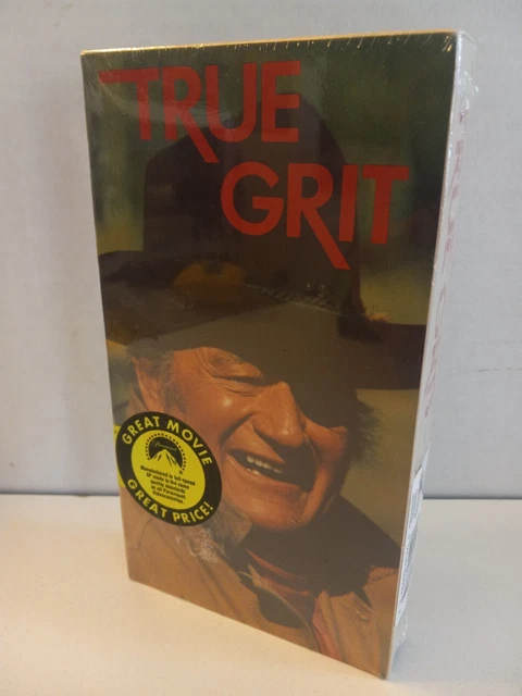 TRUE GRIT 1969 (VHS, 1989 Color) John Wayne, Dennis Hopper Western NEW ...