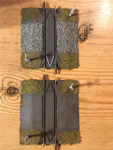 821A 2 X Vintage Fleischmann 6099 Level Crossings HO Gauge EUR 17,60 ...