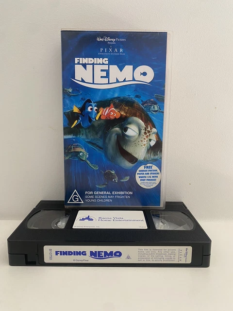 FINDING NEMO VHS Video Tape Walt Disney Pictures Pixar 2003 PAL GC Free ...