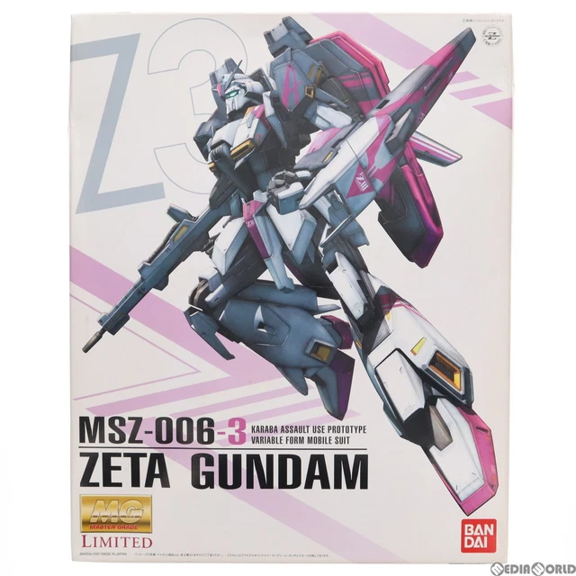 MG 1/100 MSZ-006-3 ZETA GUNDAM UNIT 3 WHITE UNICORN COLOR Model Kit BANDAI EUR 122,39 - PicClick FR