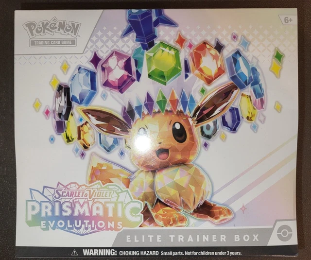 POKEMON TCG SCARLET Violet Prismatic Evolutions Elite Trainer Box ETB ...