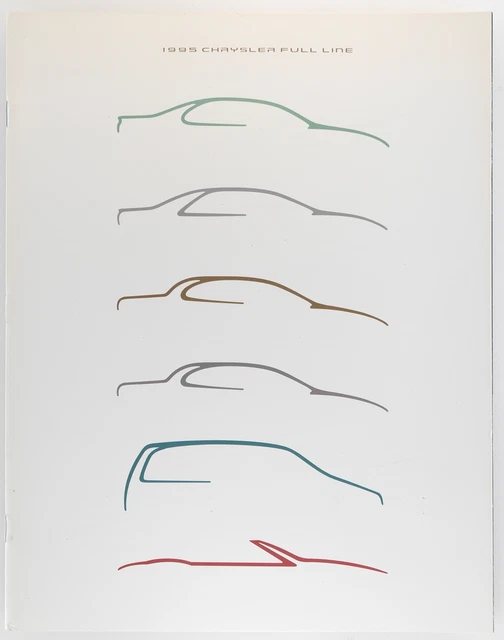 1995 CHRYSLER LINEUP Dealer Sales Brochure NOS Catalog LHS LeBaron ...