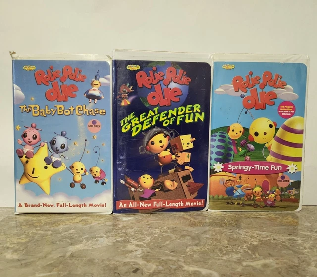 ROLIE POLIE OLIE - 3 VHS LOT - Walt Disney's Home Video VHS Movie EUR 2 ...
