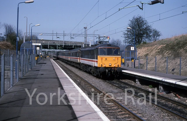 35MM RAILWAY SLIDE Class 86 | 86219 | Tame Bridge 1995 + copyright £2. ...