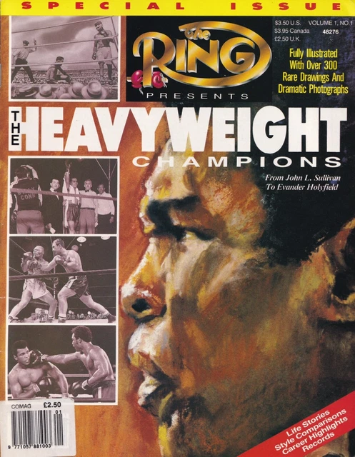 VINTAGE HEAVYWEIGHT CHAMPIONS Special Issue The Ring Boxing Magazine £7 ...