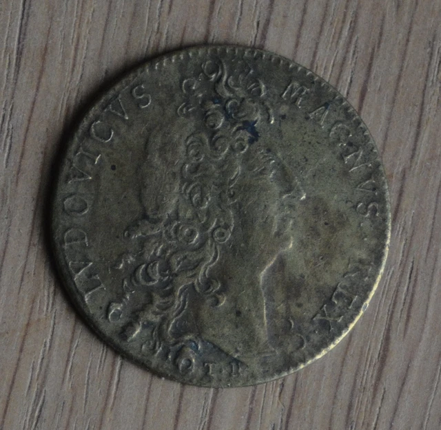 JETON ROYAL LUDOVICUS Magnus DAT-TERRIS-NEPTUNUS-OPEM TBE louis XIV ...
