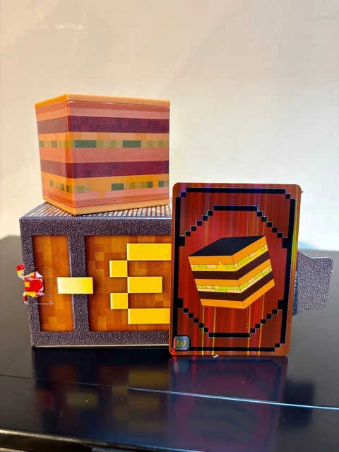 MCDONALDS MINECRAFT MOVIE 2025 Crystal Bic Mac Figur + Karte + gültiger ...