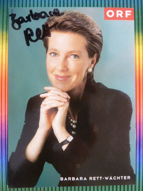 -KE- BARBARA RETT-WÄCHTER (TV Moderation) ORF Autogrammkarte EUR 2,49 - PicClick DE