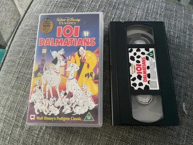 DISNEY CLASSICS 101 Dalmations Vhs Video Tape Vgc £12.99 - PicClick UK