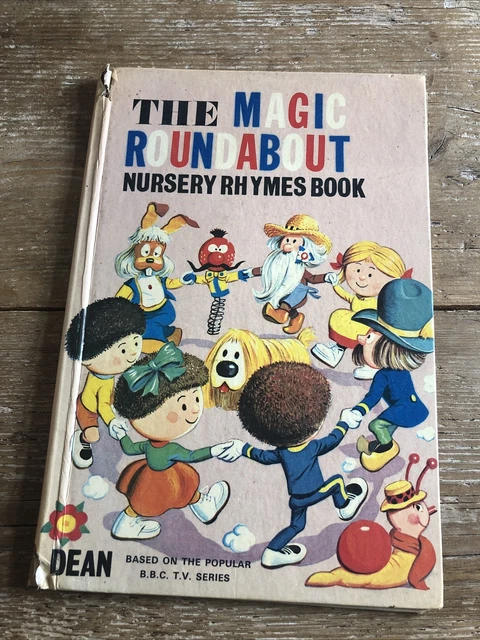 VINTAGE BOOK 1971 . The Magic Roundabout Nursery Rhymes Book Hardback £ ...