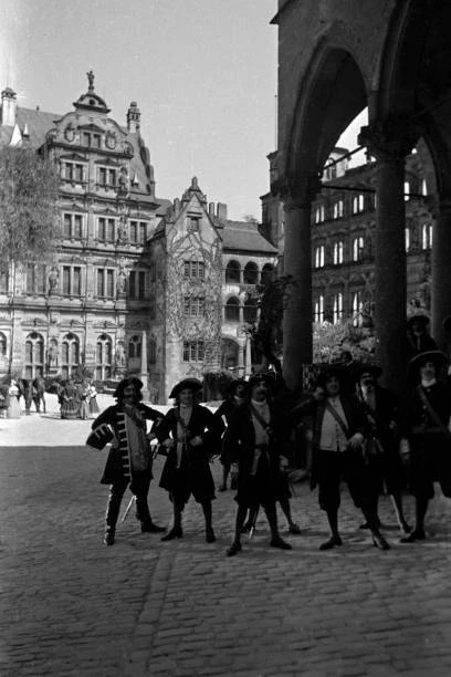 ACTOR HANS STUEWE in the role of Duke Philipp of Orleans seeks to - Old ...